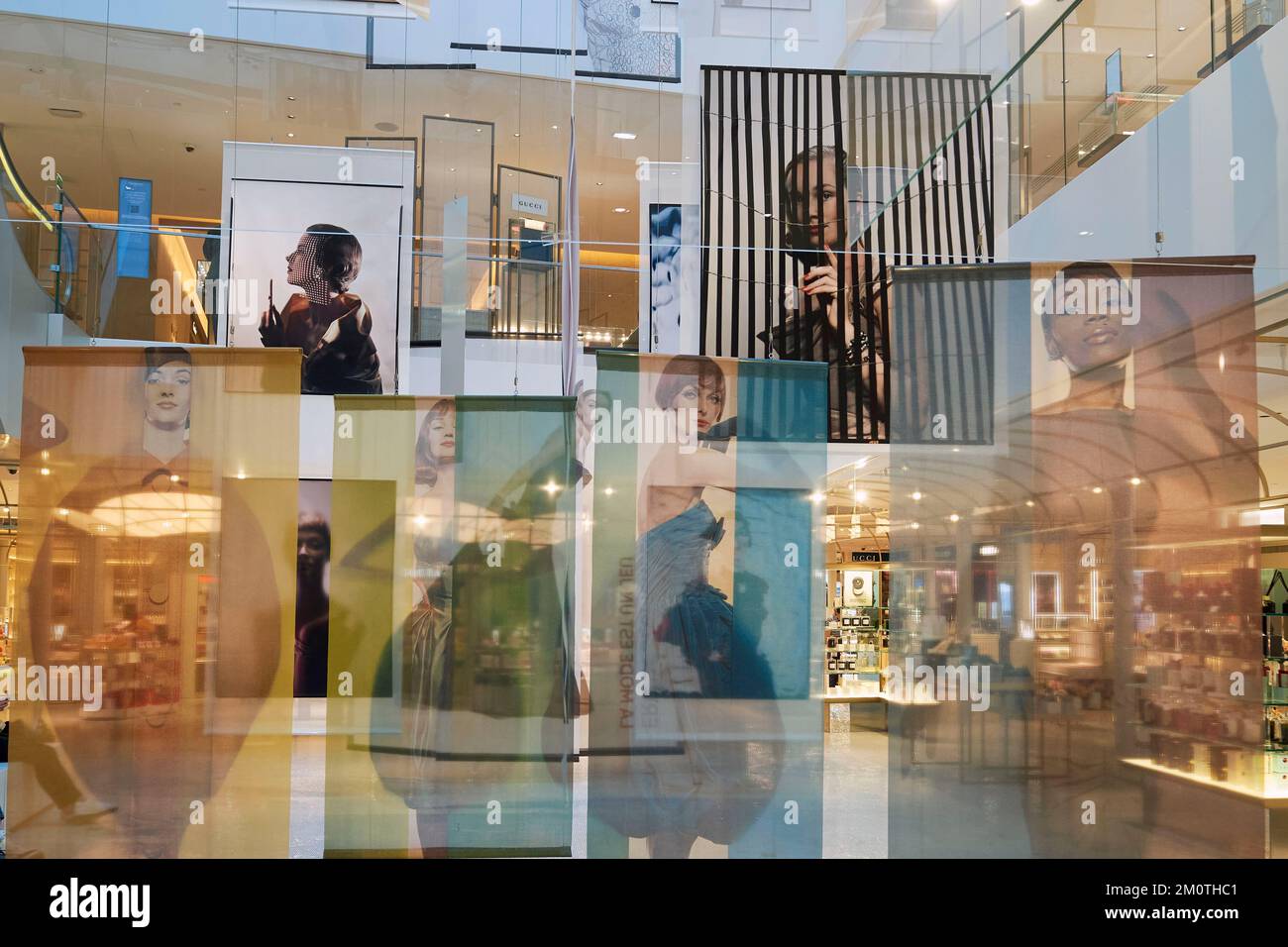 France, Paris, the Samaritaine department store, photo exhibition by ...
