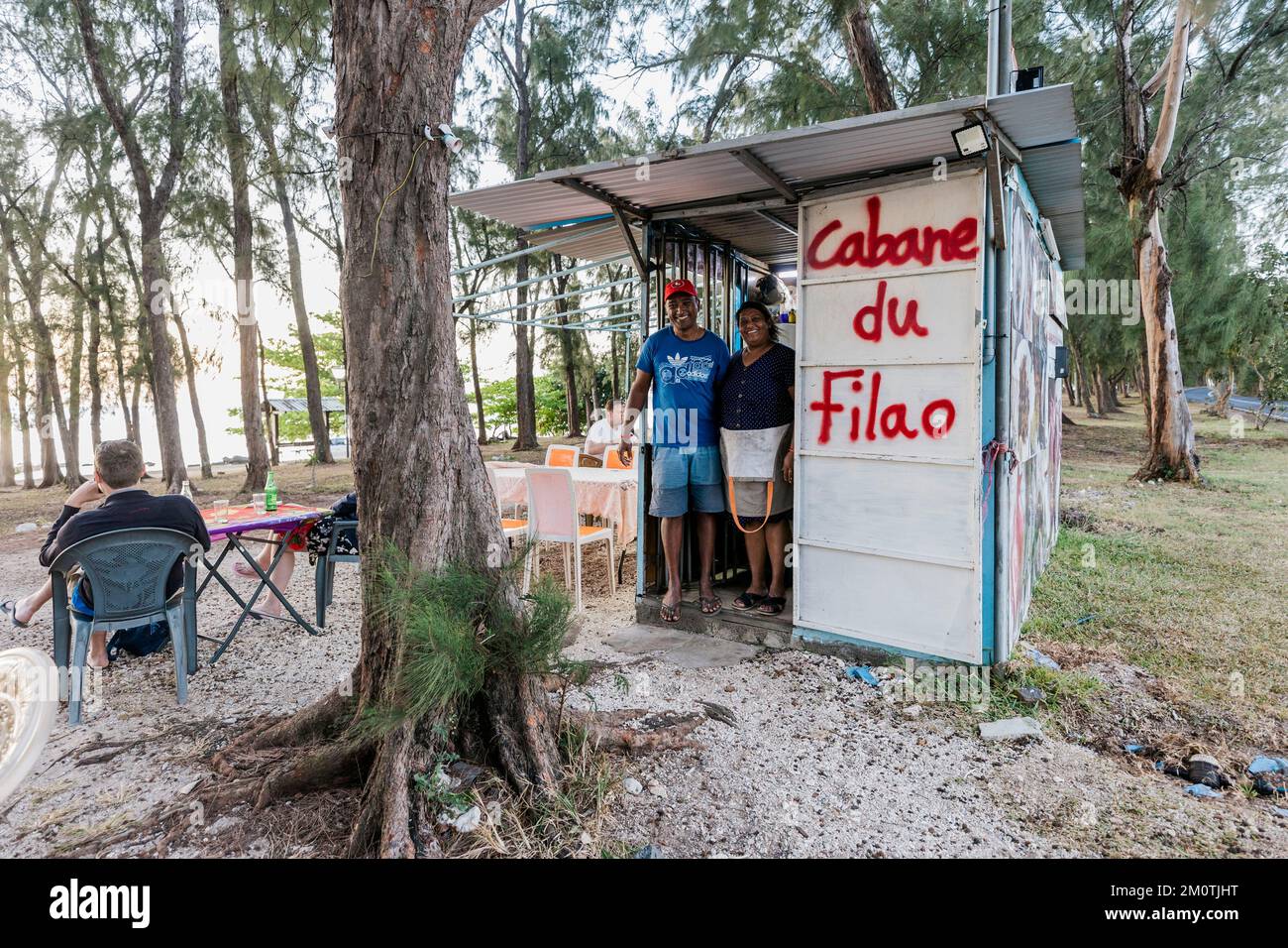 Mauritius, Pamplemousses district, Pointe aux Piments, Vicky and Tricha ...