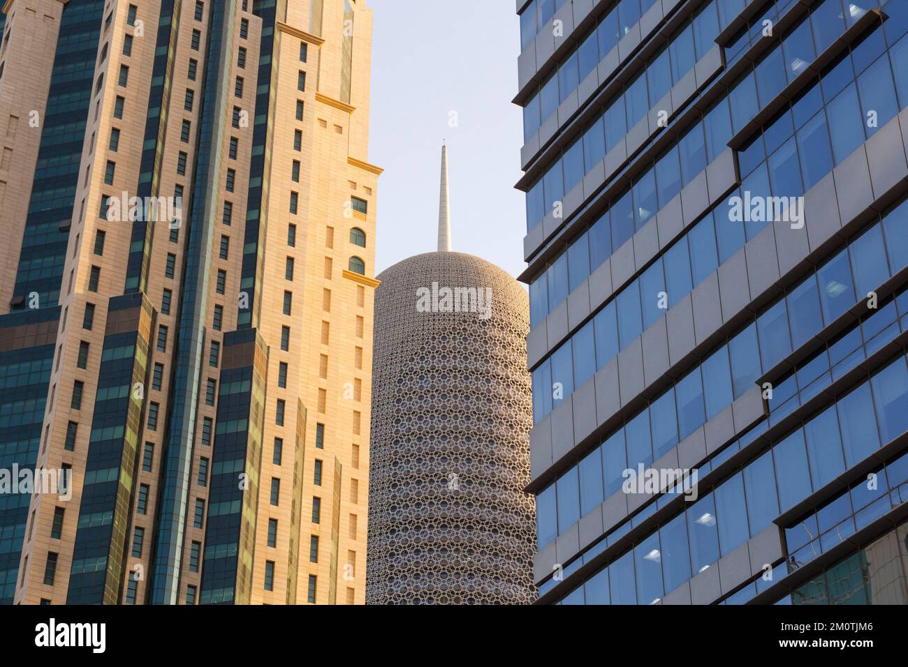 Qatar, Doha, Doha Bay, West Bay, skyscrapers Stock Photo - Alamy