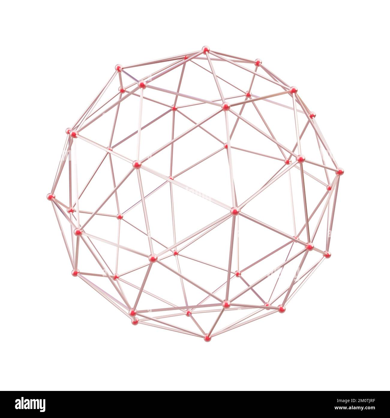 Abstract wireframe shape on Cut Out Stock Images & Pictures - Alamy