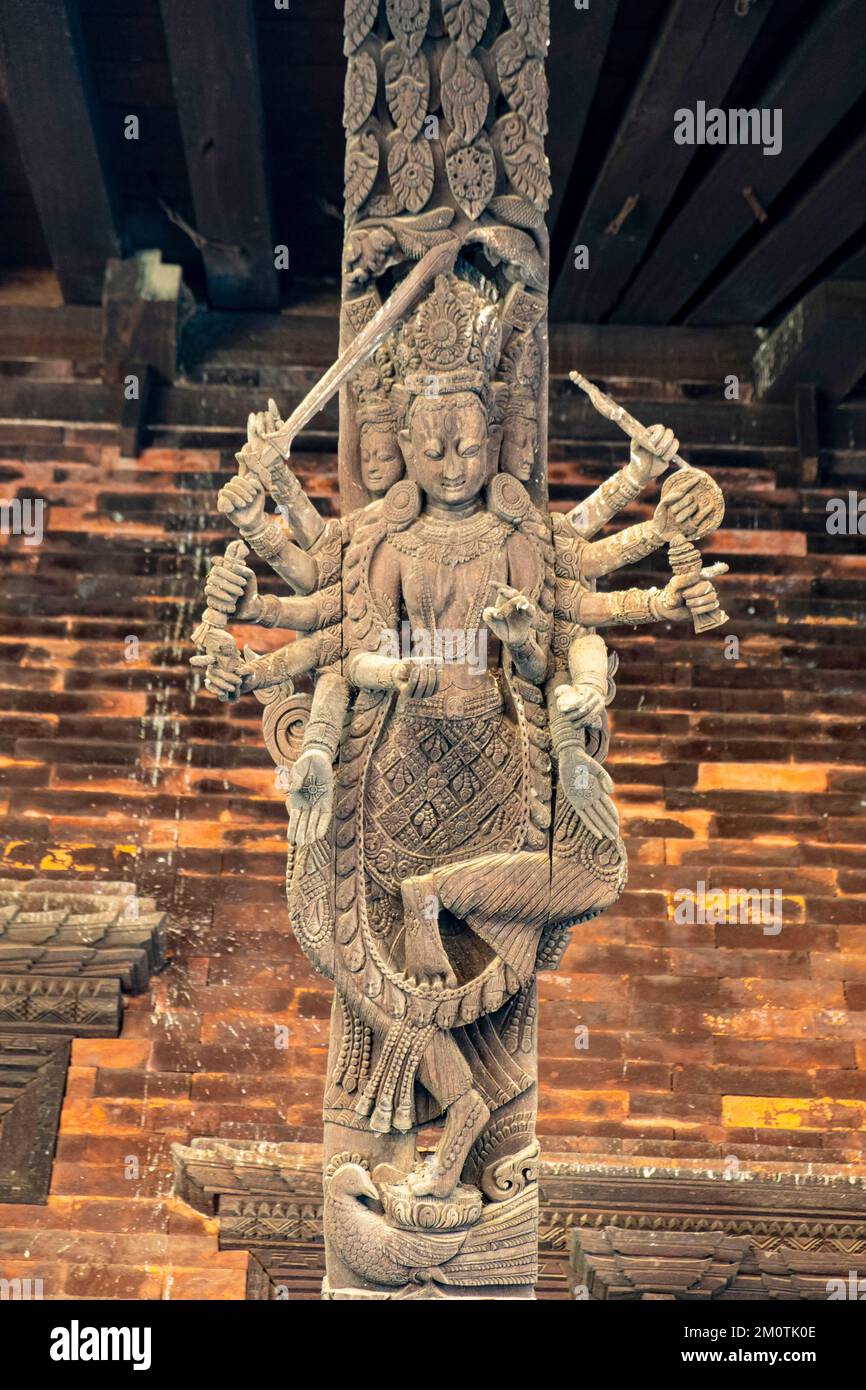 Nepal, Banepa, Chandeswori temple Stock Photo - Alamy