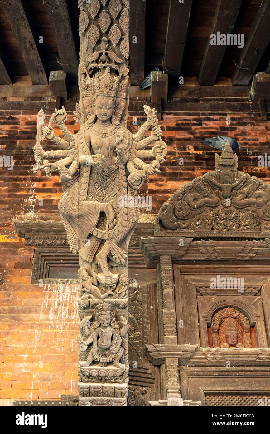 Nepal, Banepa, Chandeswori temple Stock Photo - Alamy