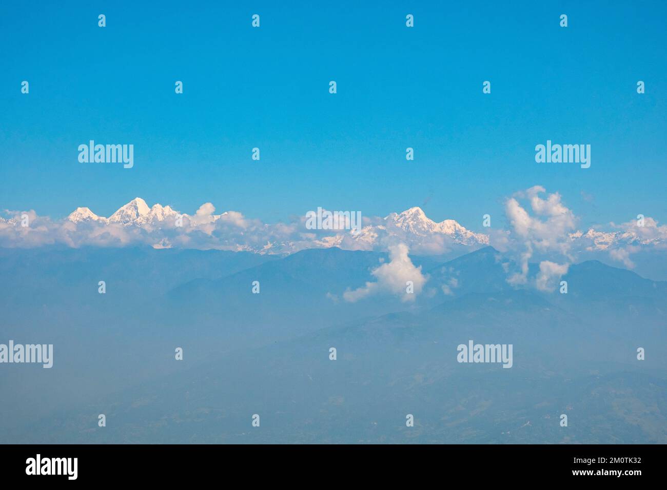 Nepal, Bagmati zone, Nagarkot Geodic Survey Tower, view of the ...