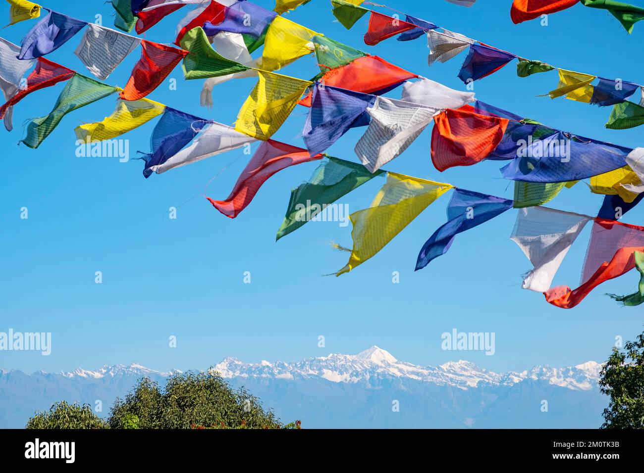 Nepal, Bagmati zone, Nagarkot Geodic Survey Tower, view of the ...