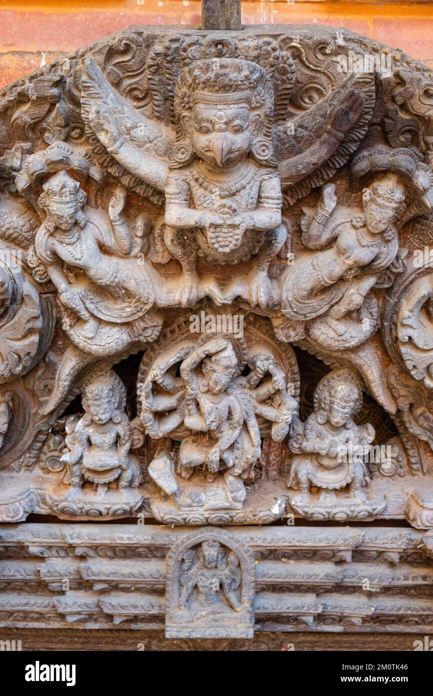 Nepal, Kathmandu valley, Changu Narayan Monastery listed as World Heritage by UNESCO Stock Photo ...