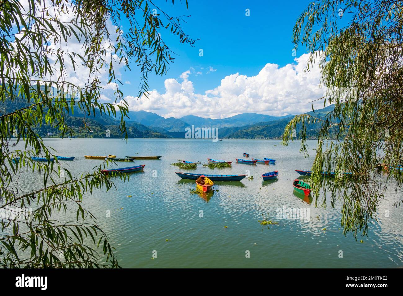 Nepal, Pokhara, Phewa lake Stock Photo - Alamy