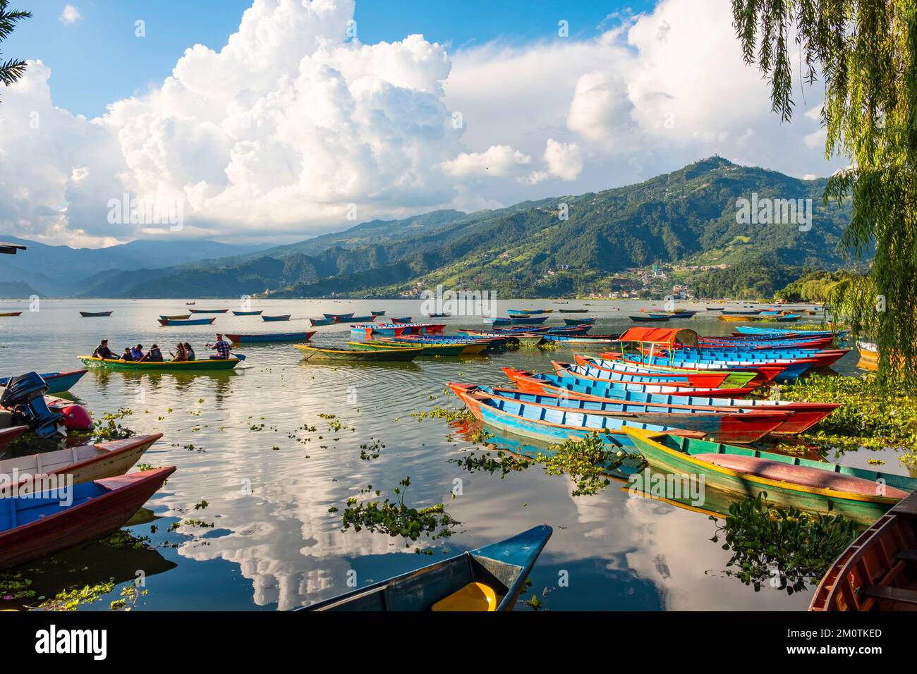 Nepal, Pokhara, Phewa lake Stock Photo - Alamy