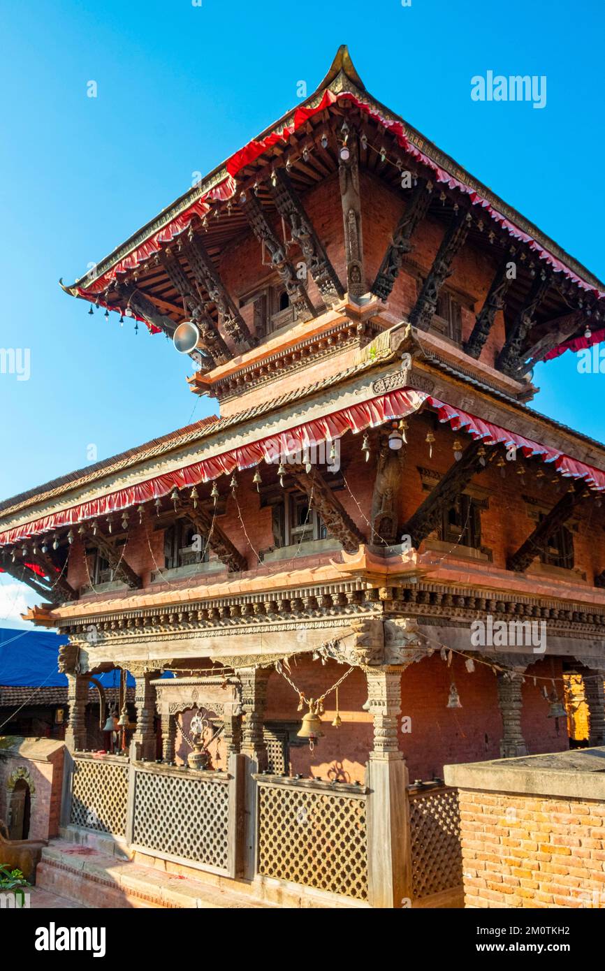Nepal, Nuwakot, the temple Stock Photo - Alamy