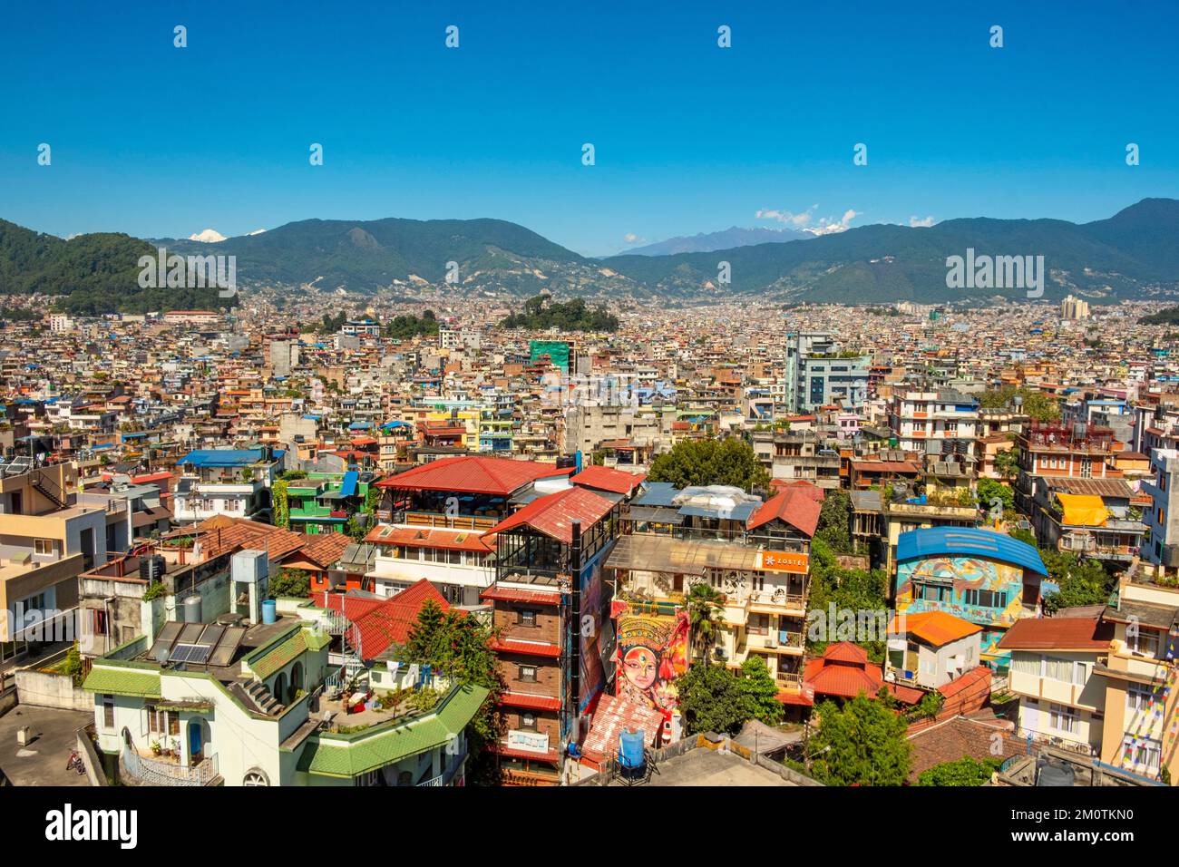 Nepal, Kathmandu, general view of the City Stock Photo - Alamy