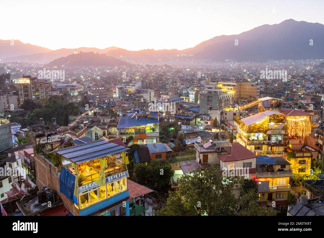 Kathmandu night view hi-res stock photography and images - Alamy