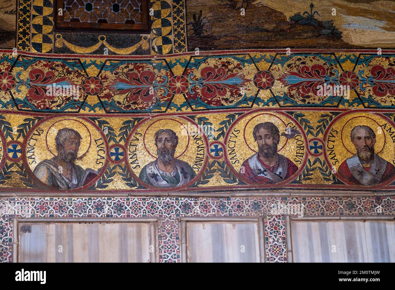 Italy, Sicily, Palermo, UNESCO World Heritage Zone, Palatine chapel ...