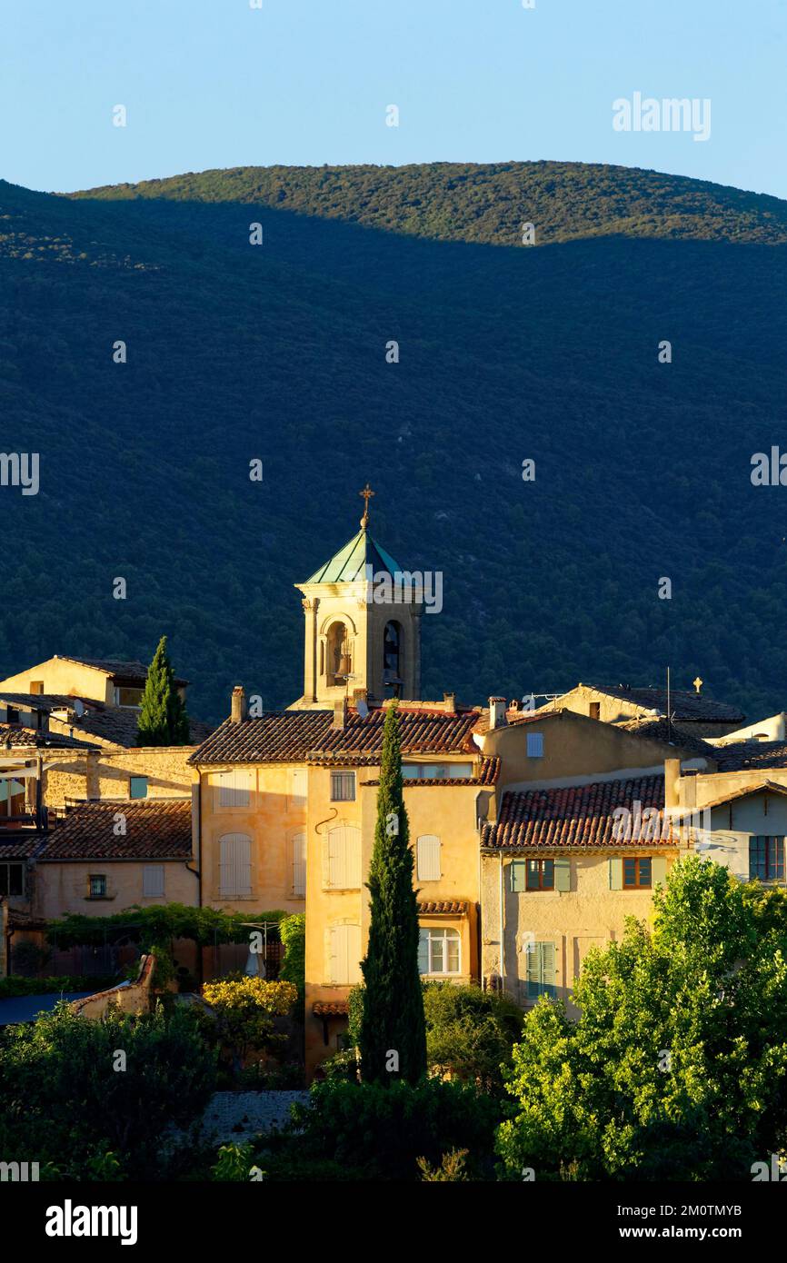 France, Vaucluse, Luberon regional nature park, Lourmarin, labeled The ...