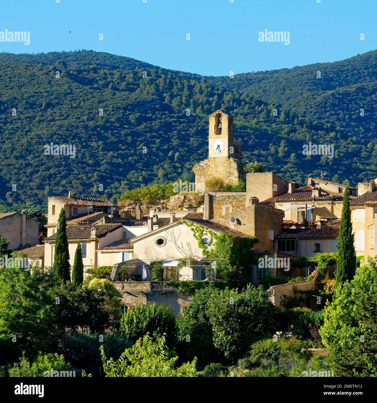 France, Vaucluse, Luberon regional nature park, Lourmarin, labeled The ...