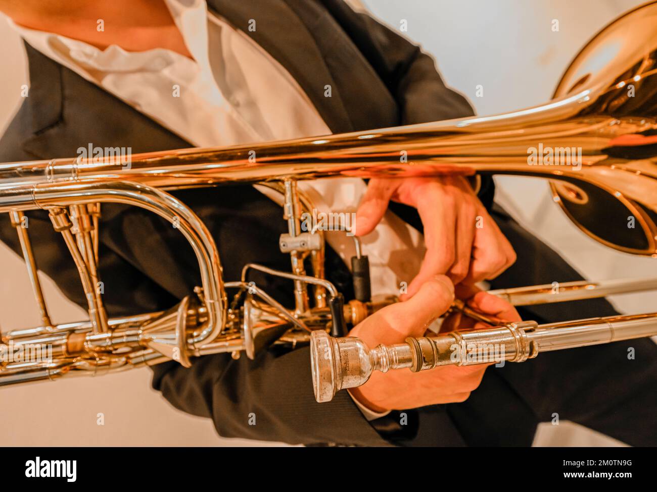 Alto valve trombone hi-res stock photography and images - Alamy