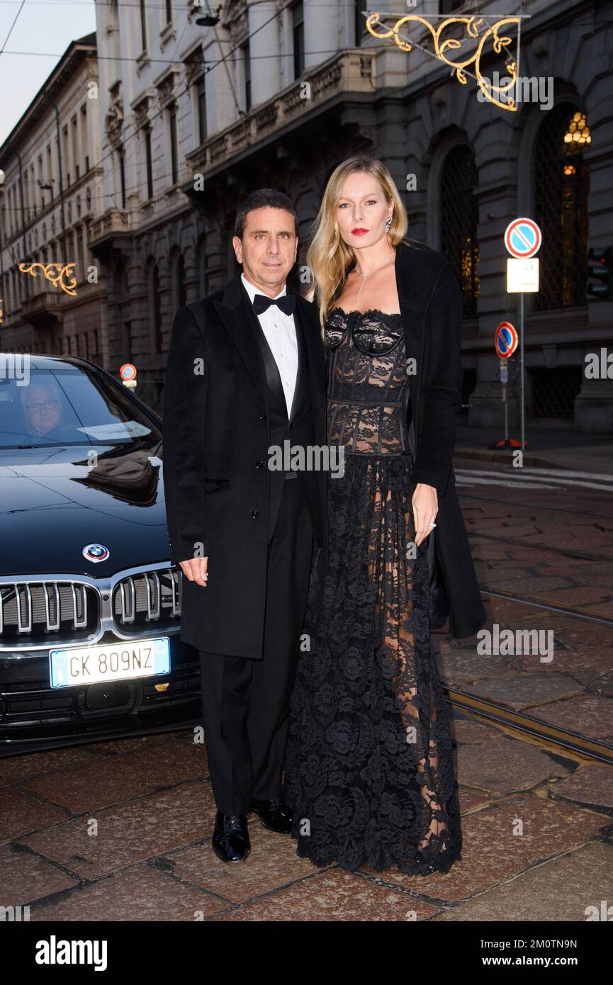 Milan, Italy 07/12/2022, Giovanni Bozzetti , Ludmilla Voronkina ...