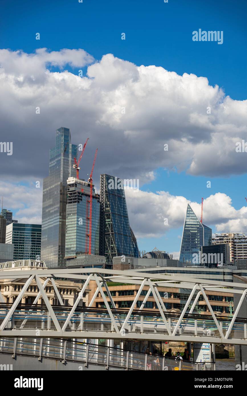 Sky scrapers in the city of London, England, UK Stock Photo - Alamy