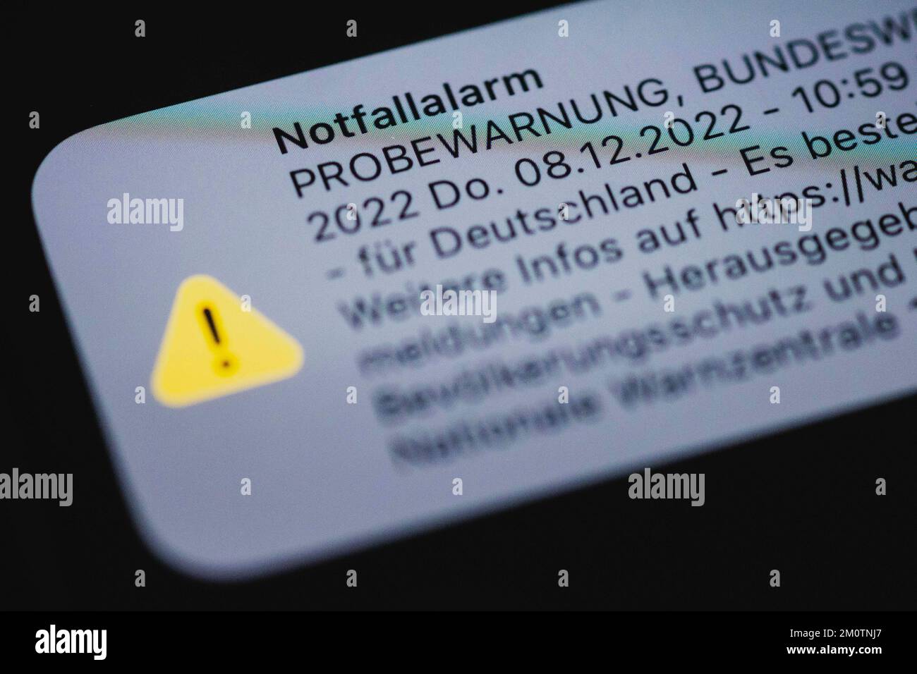 Test warning test alarm emergency alarm nationwide warning day display ...