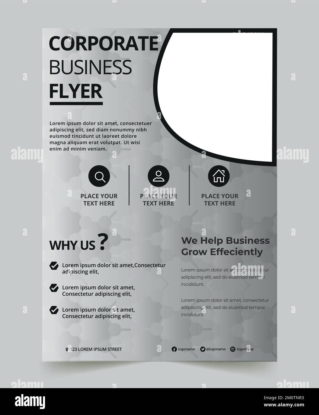 Professional business flyer design for business advertisement Stock ...