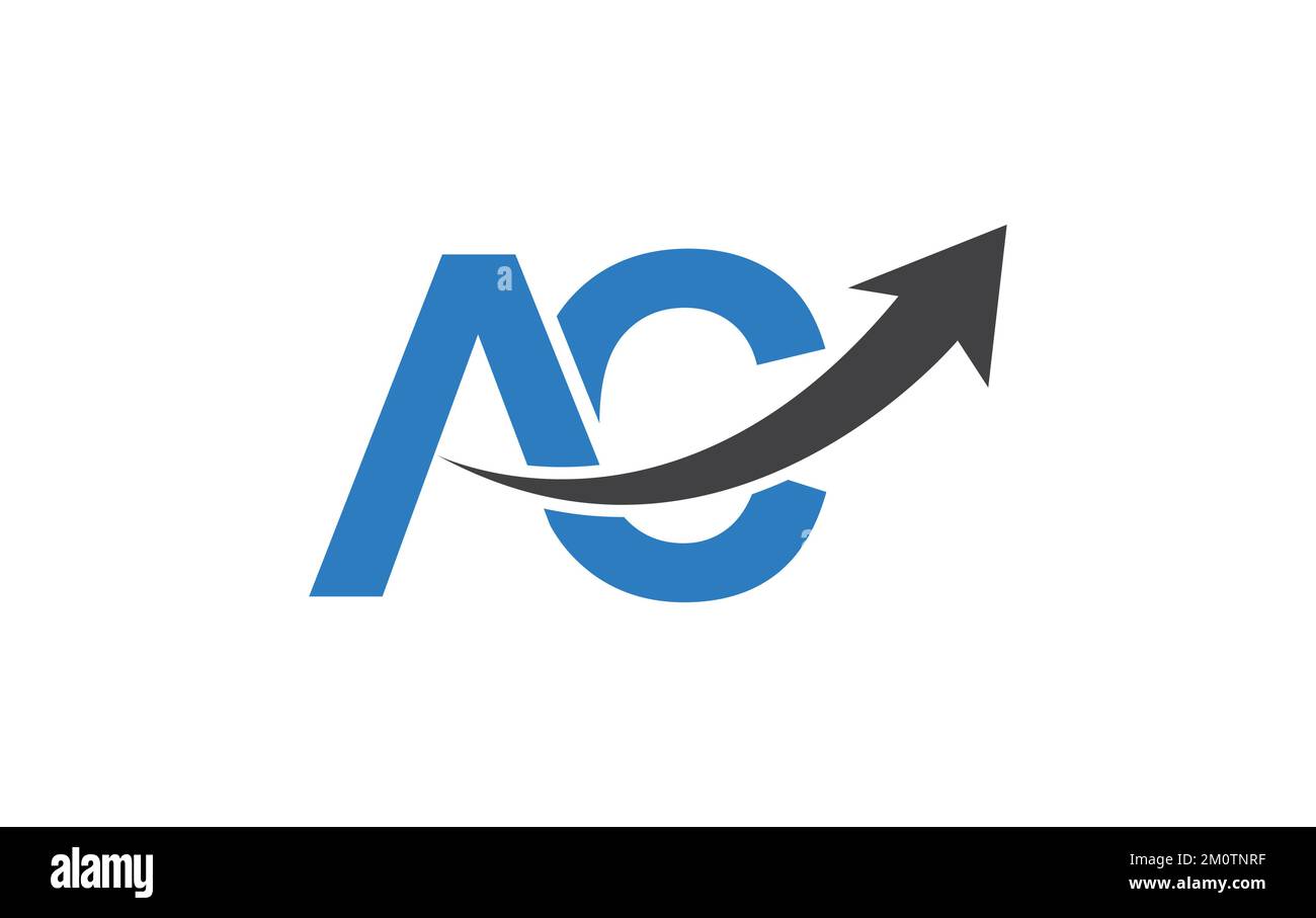 Financial logo symbol and Growth arrow icon vector design monogram for ...