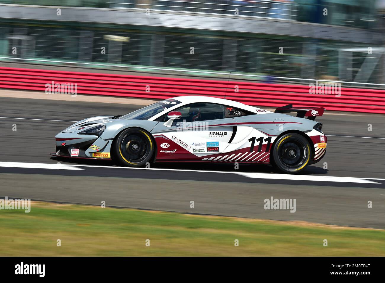 David Foster, McLaren 570S GT4, Masters GT4 Classic Silverstone ...