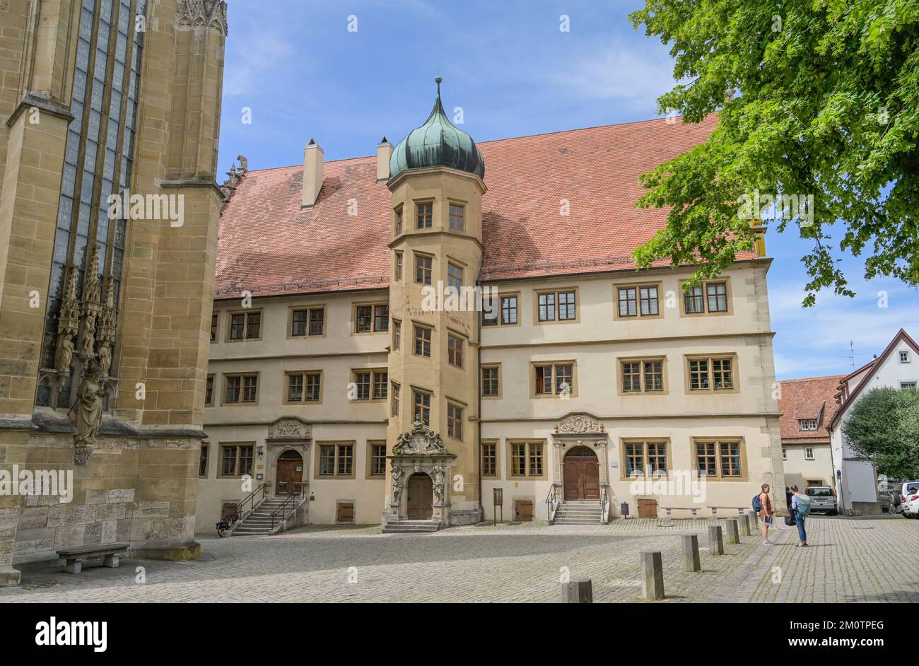 Ehemaliges Gymnasium, Kirchplatz 13, Altstadt, Rothenburg ob der Tauber ...