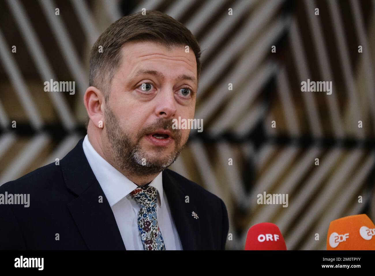 Brussels, Belgium. 08th Dec, 2022. Vit RAKUSAN, Minister of the ...