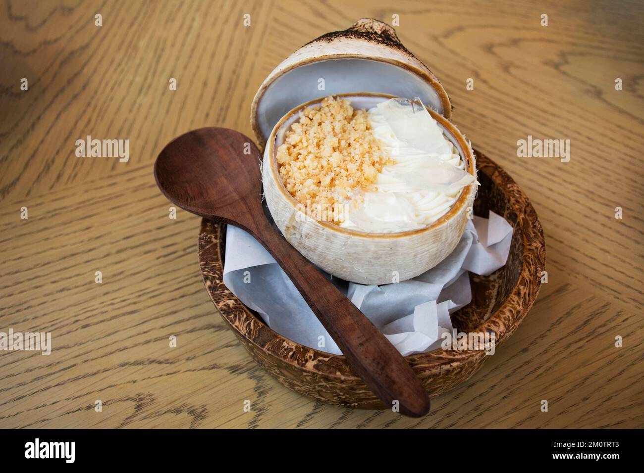 Thai chef cooking bake food fusion style cuisine sweet snack cheese ...