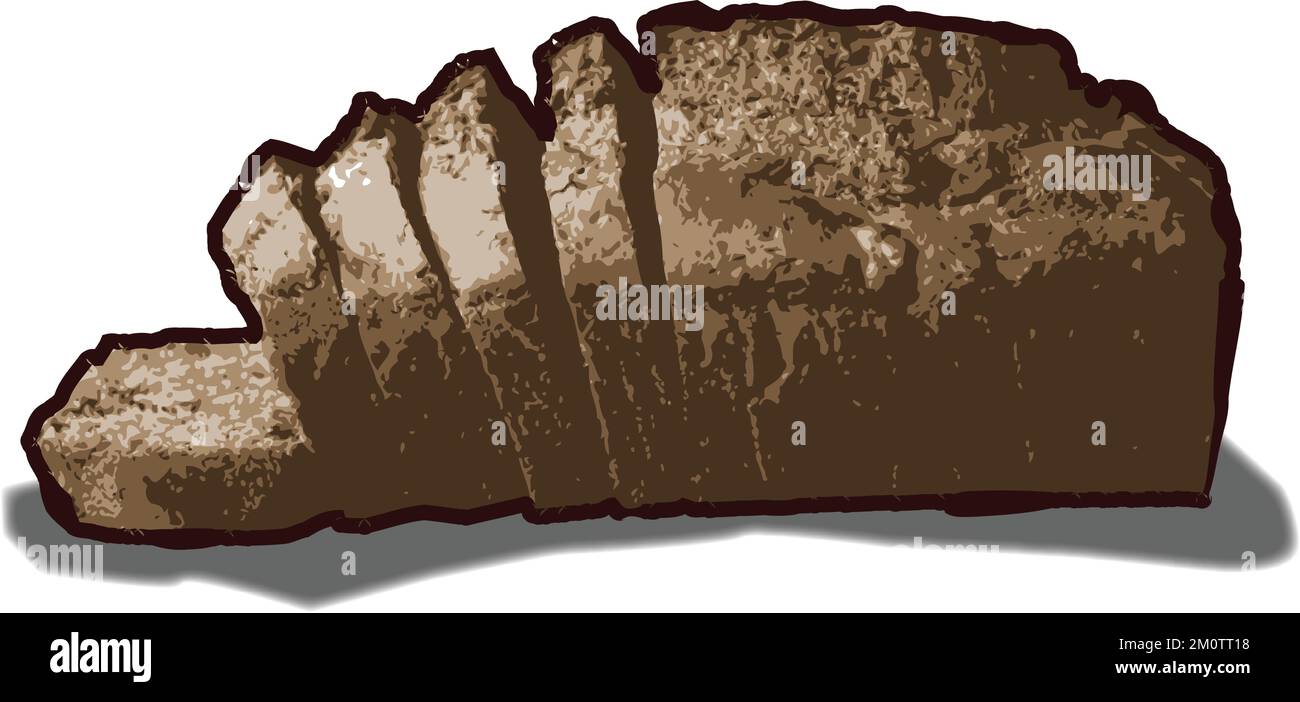 This delicious Banana Bread Vector is the perfect treat for any ...