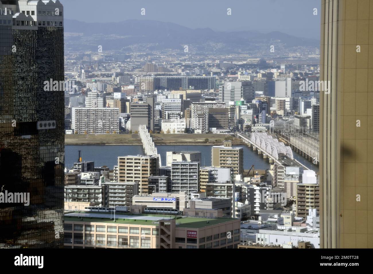 Illustration picture shows view of Osaka during the Belgian Economic ...