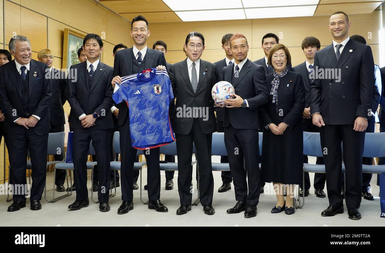 Tokyo, Japan, Dec. 8, 2022. Japanese Prime Minister Fumio Kishida (C ...