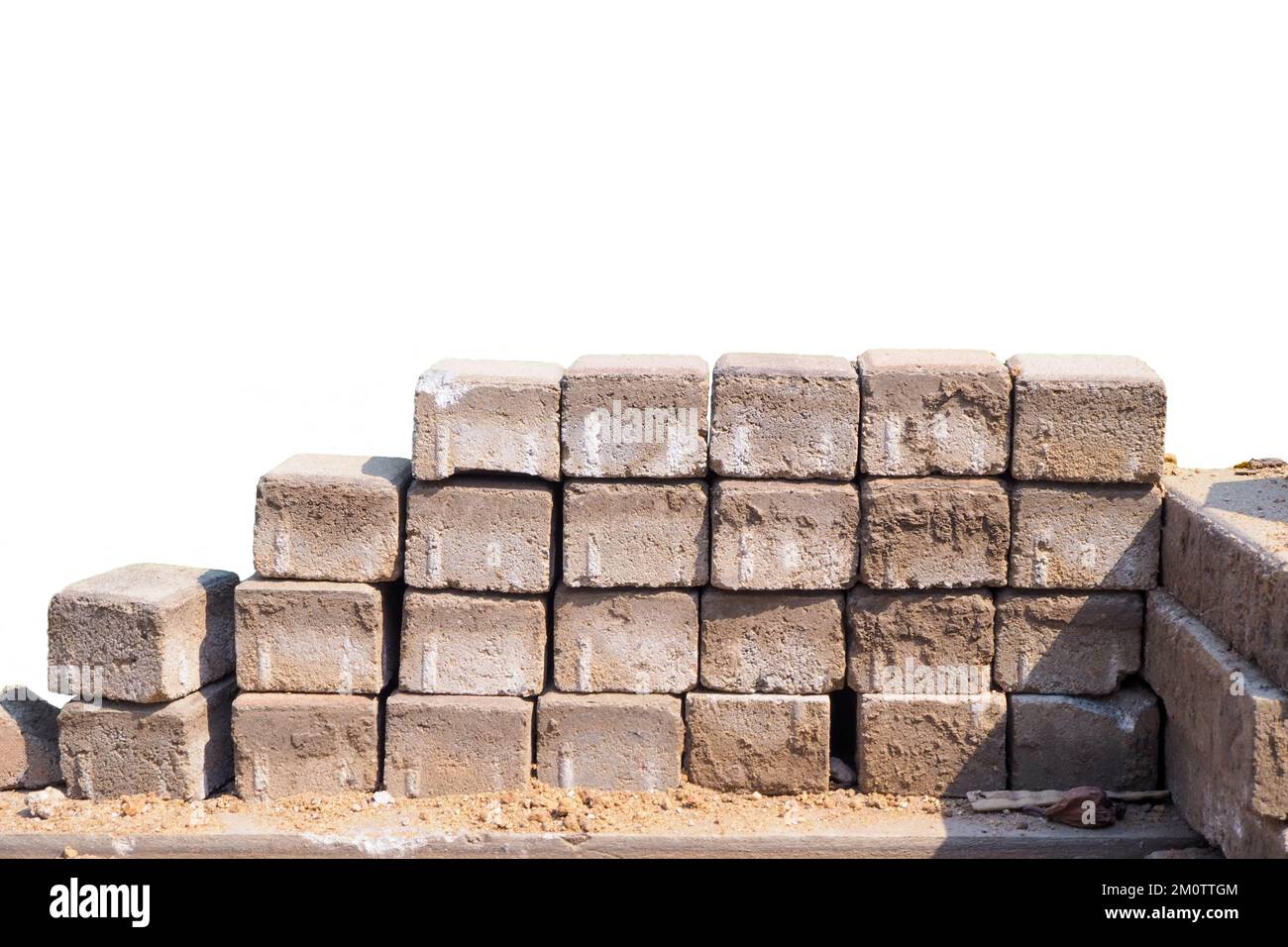 The bricks are arranged in an orderly manner Stock Photo - Alamy