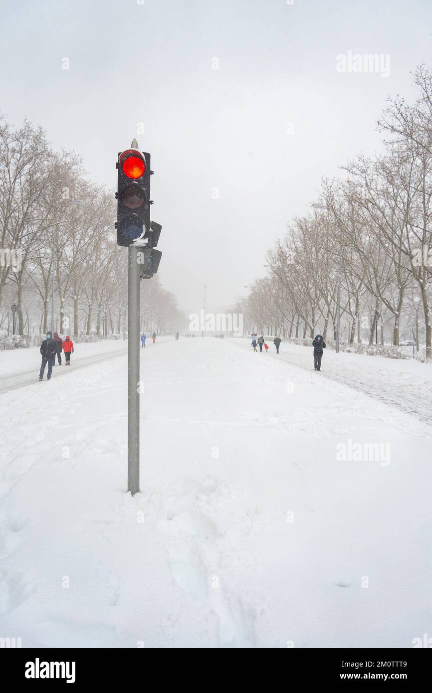 Snow. Obihiro. Japan. Blair. Wind. Street. Winter. Cold. Record. White ...