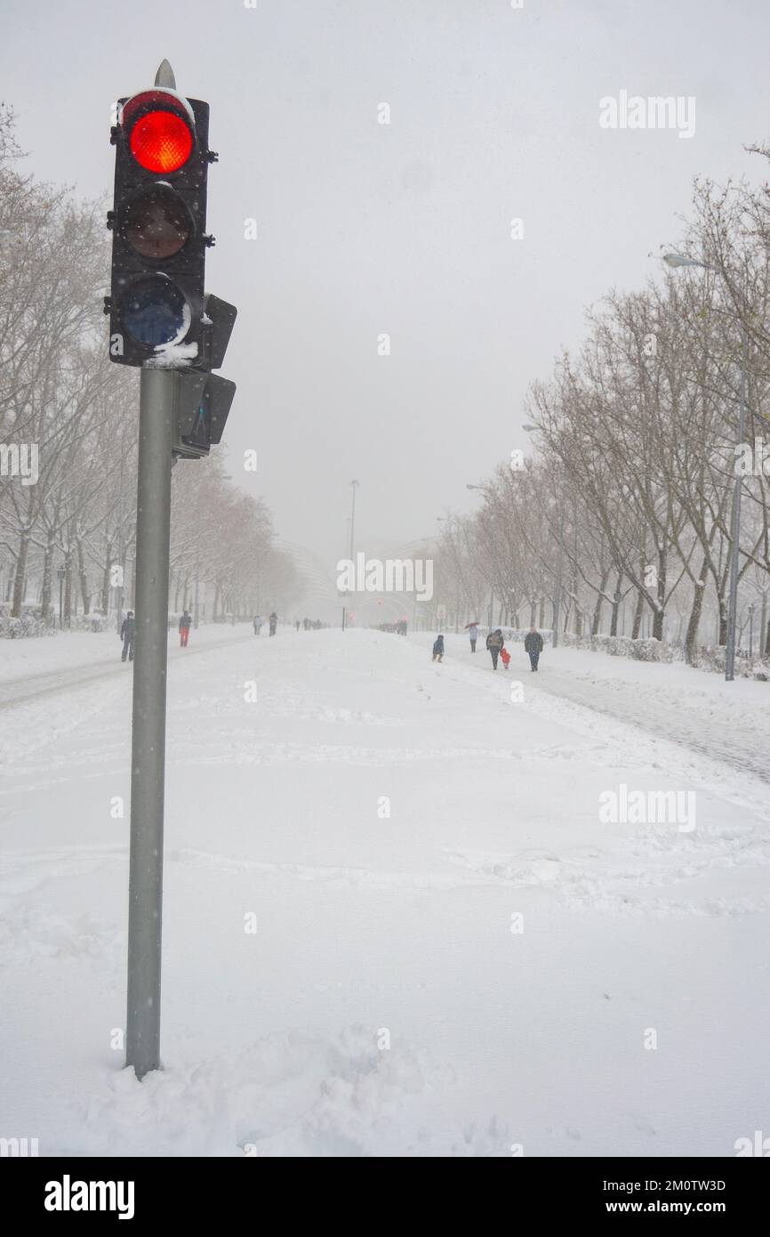 Snow. Obihiro. Japan. Blair. Wind. Street. Winter. Cold. Record. White ...
