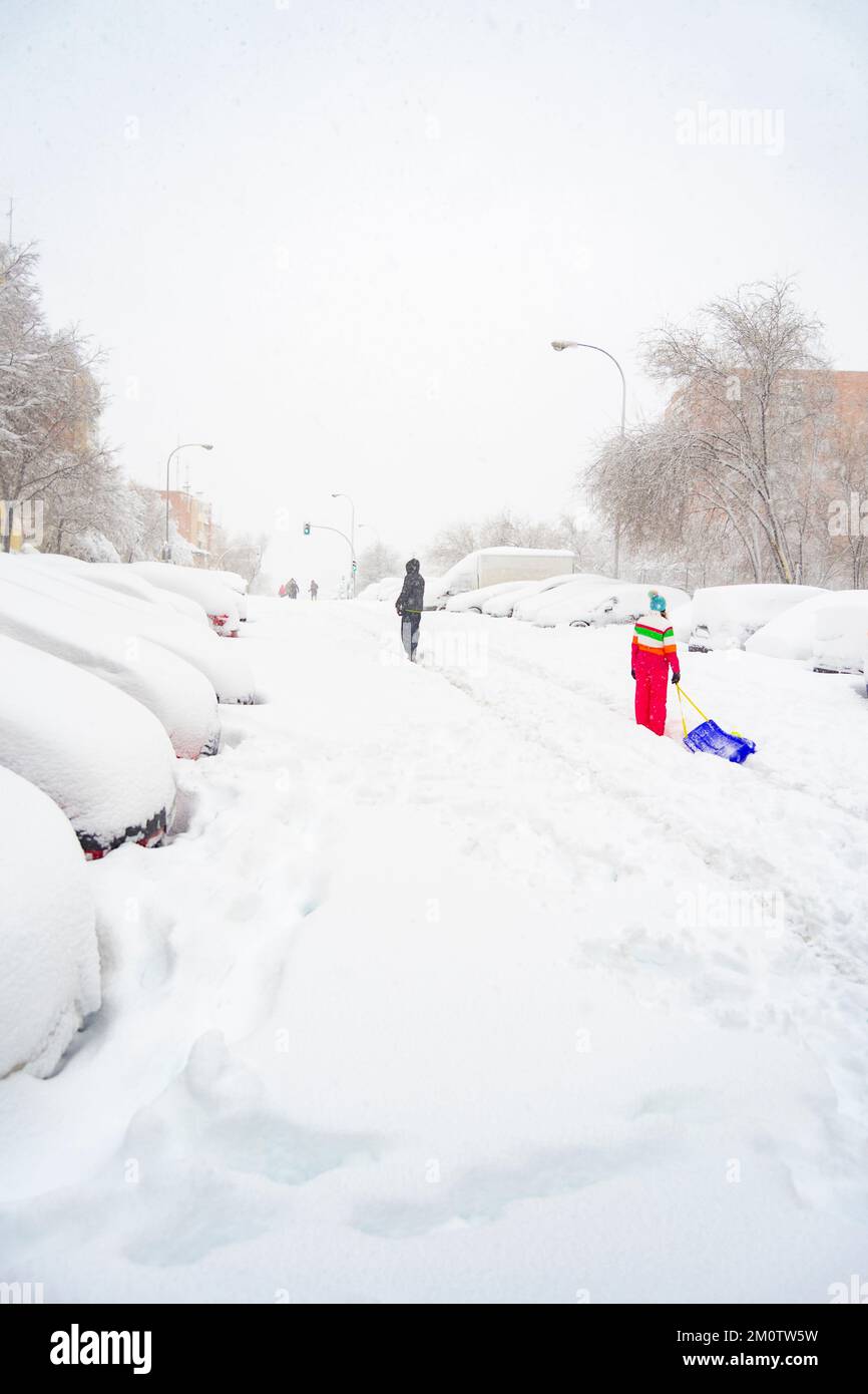 Snow. Obihiro. Japan. Blair. Wind. Street. Winter. Cold. Record. White ...