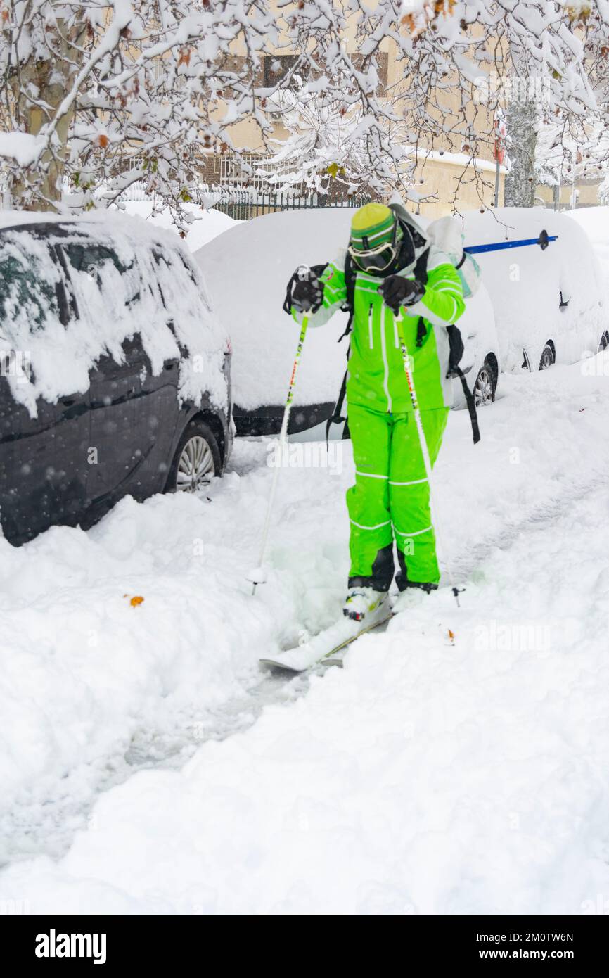 Snow. Obihiro. Japan. Blair. Wind. Street. Winter. Cold. Record. White ...