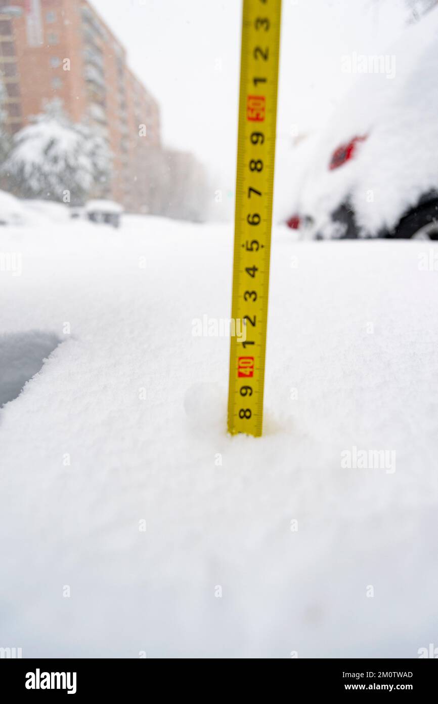 Snow. Obihiro. Japan. Blair. Wind. Street. Winter. Cold. Record. White ...