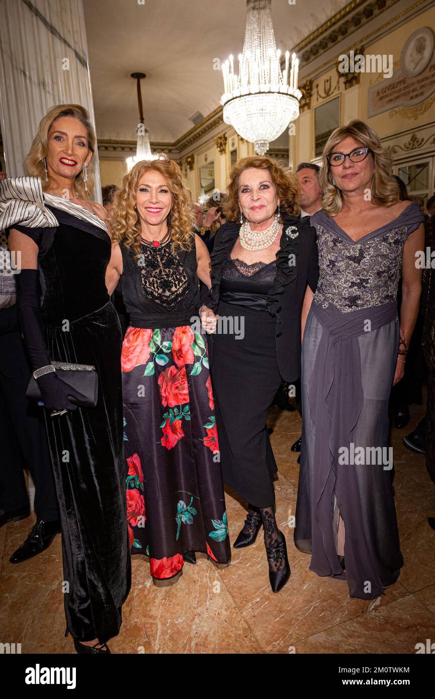 Milan, Italy 07/12/2022, Laura Morino Tesa , Vera Castagna , Raffaella ...