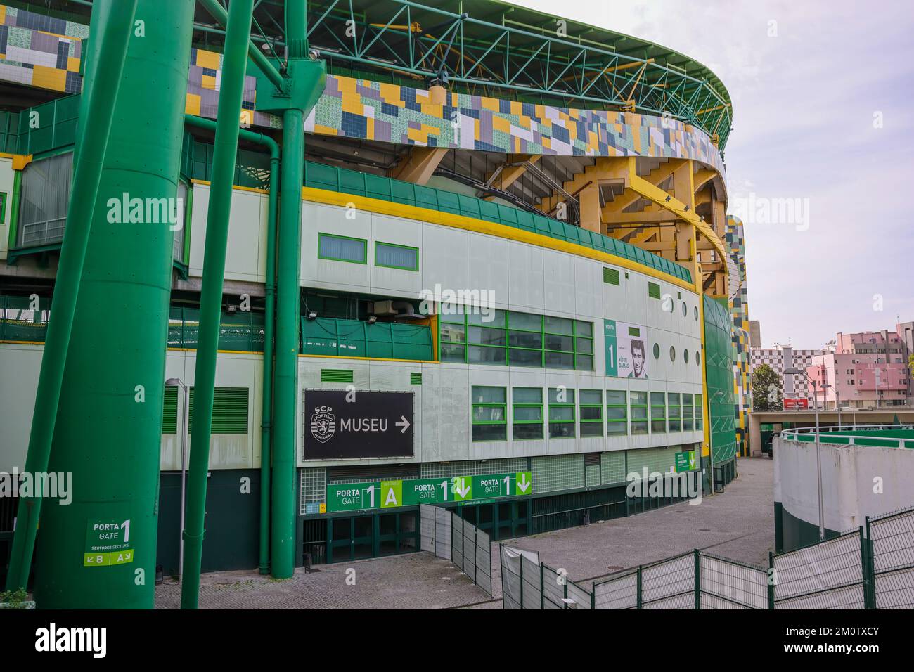 Sporting Clube de Portugal Stadium (Jose Alvalade Stadium Stock Photo ...