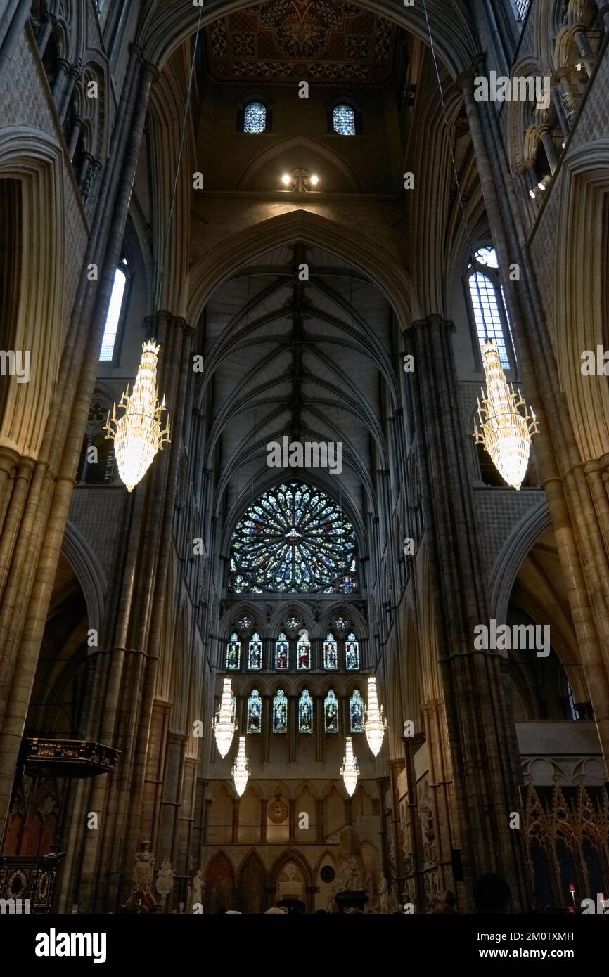 The inside of Westminster Abbey Stock Photo - Alamy