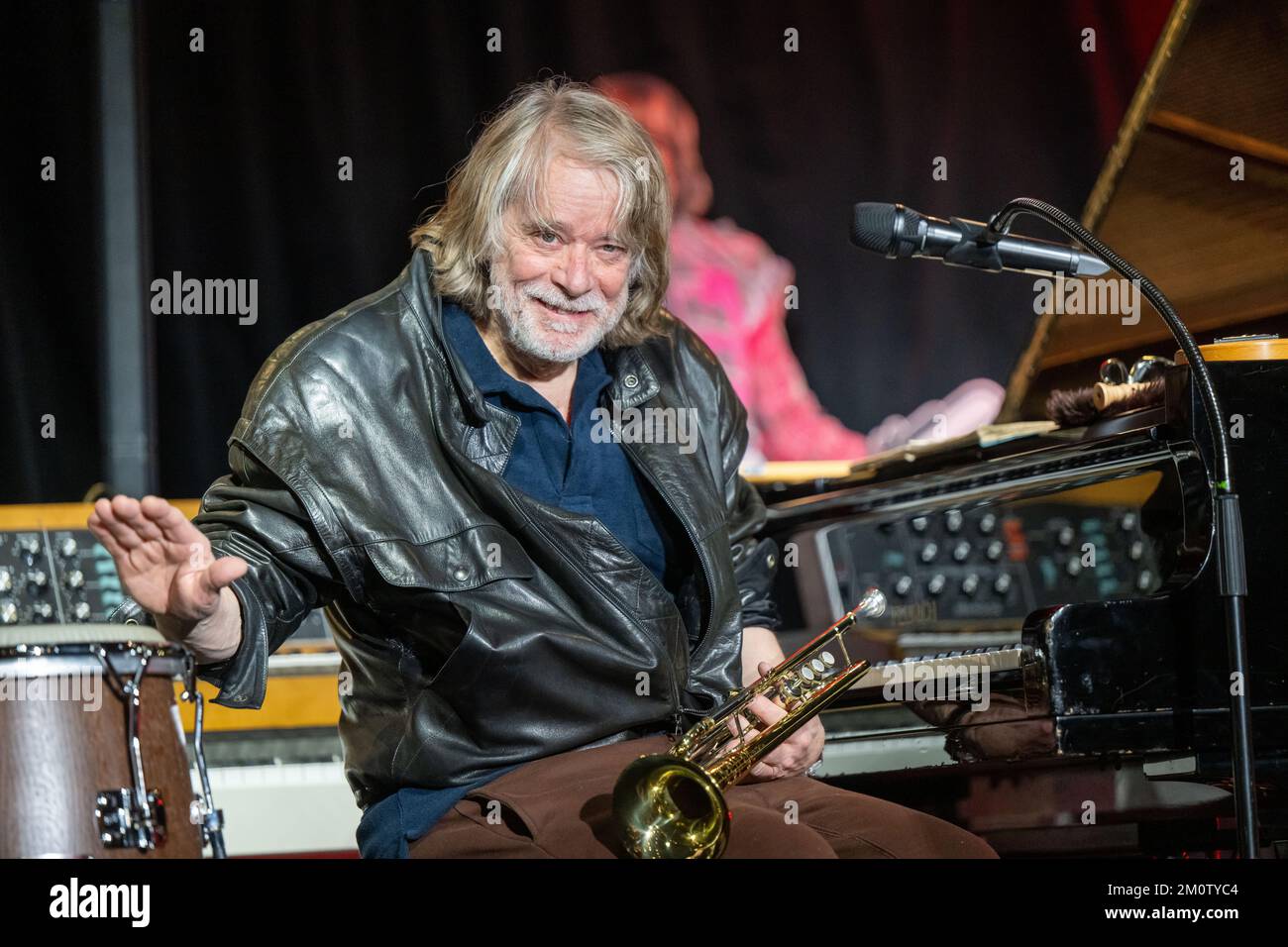 Munich, Germany. 08th Dec, 2022. Entertainer Helge Schneider smiles at ...