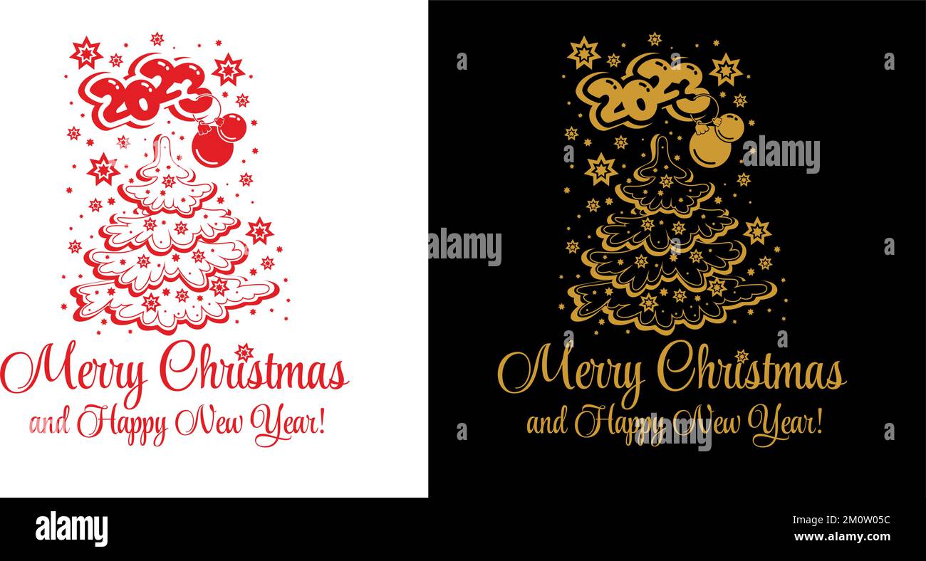 Universal artistic header for corporate Christmas holiday cards and ...