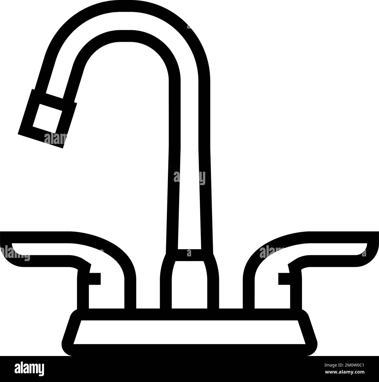 Line Drawing Of Kitchen Faucet