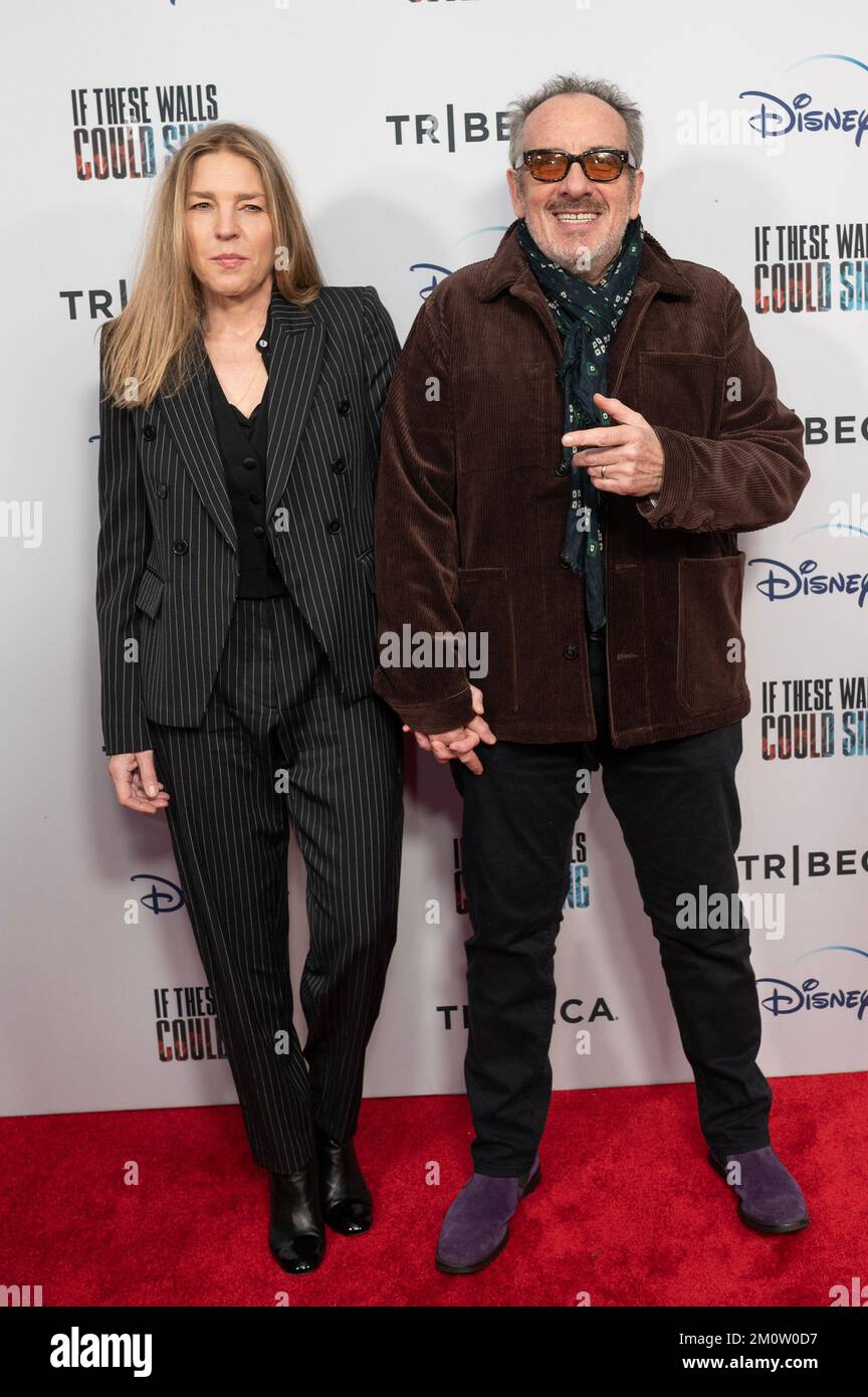 New York, United States. 07th Dec, 2022. Diana Krall, Elvis Costello ...
