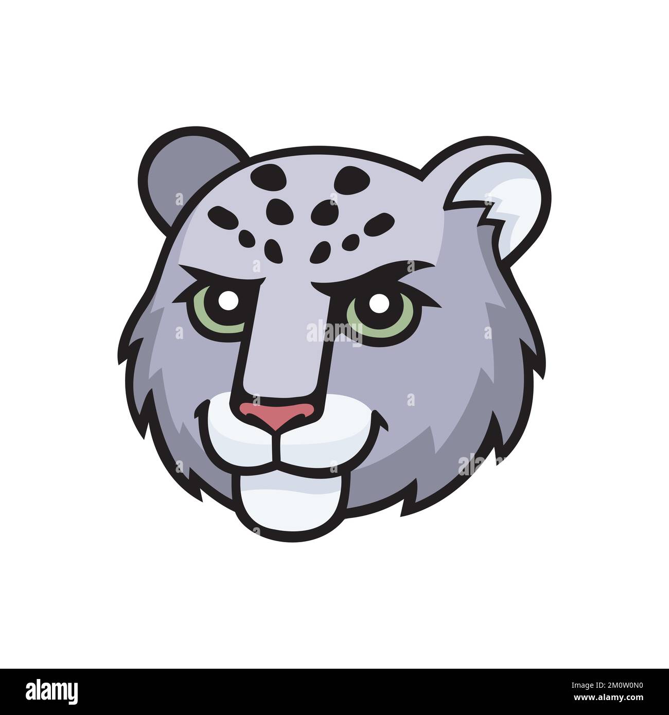 Cartoon snow leopard hi-res stock photography and images - Alamy