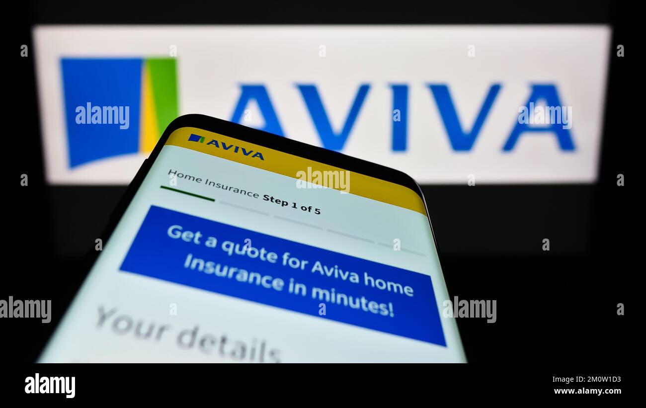 Aviva screen hi-res stock photography and images - Alamy