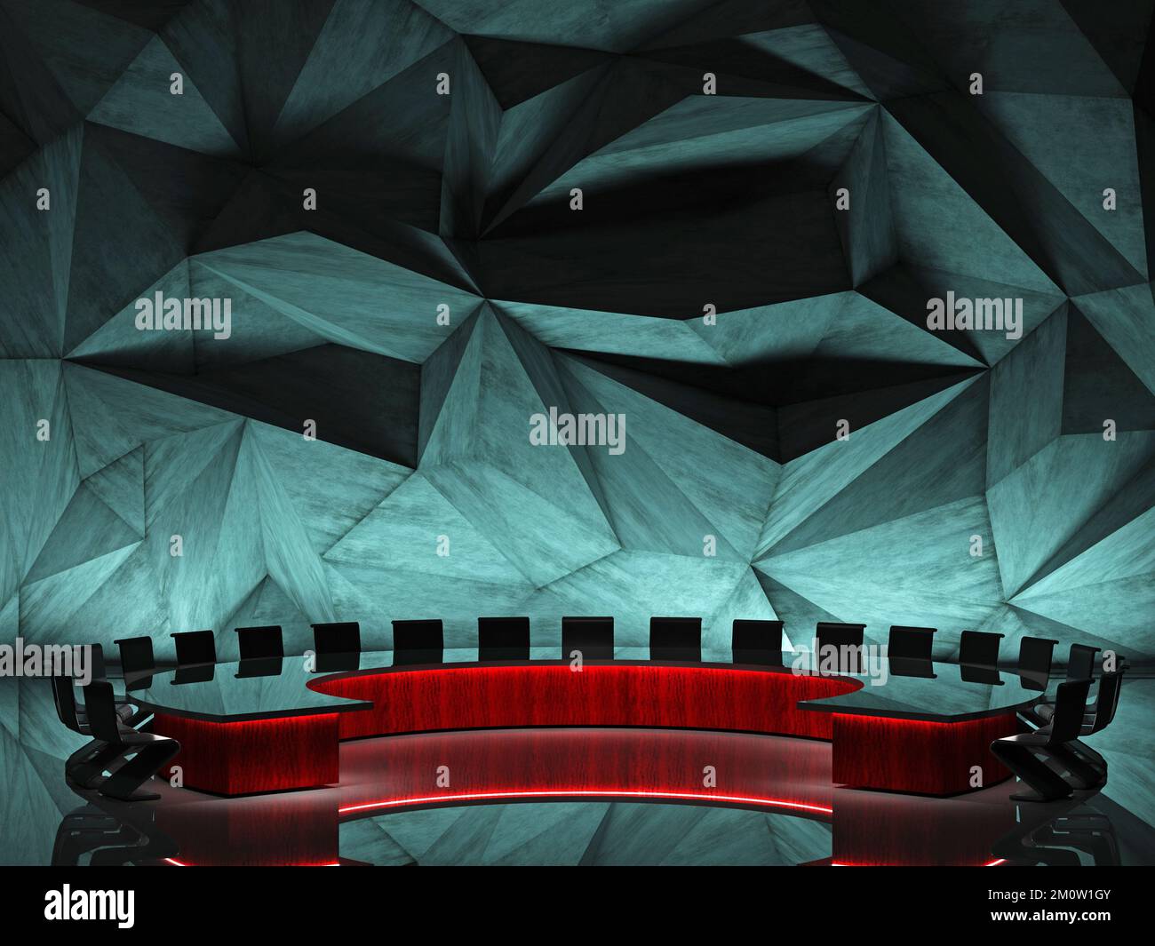 The concept of a stage studio or a jury conference room Stock Photo - Alamy