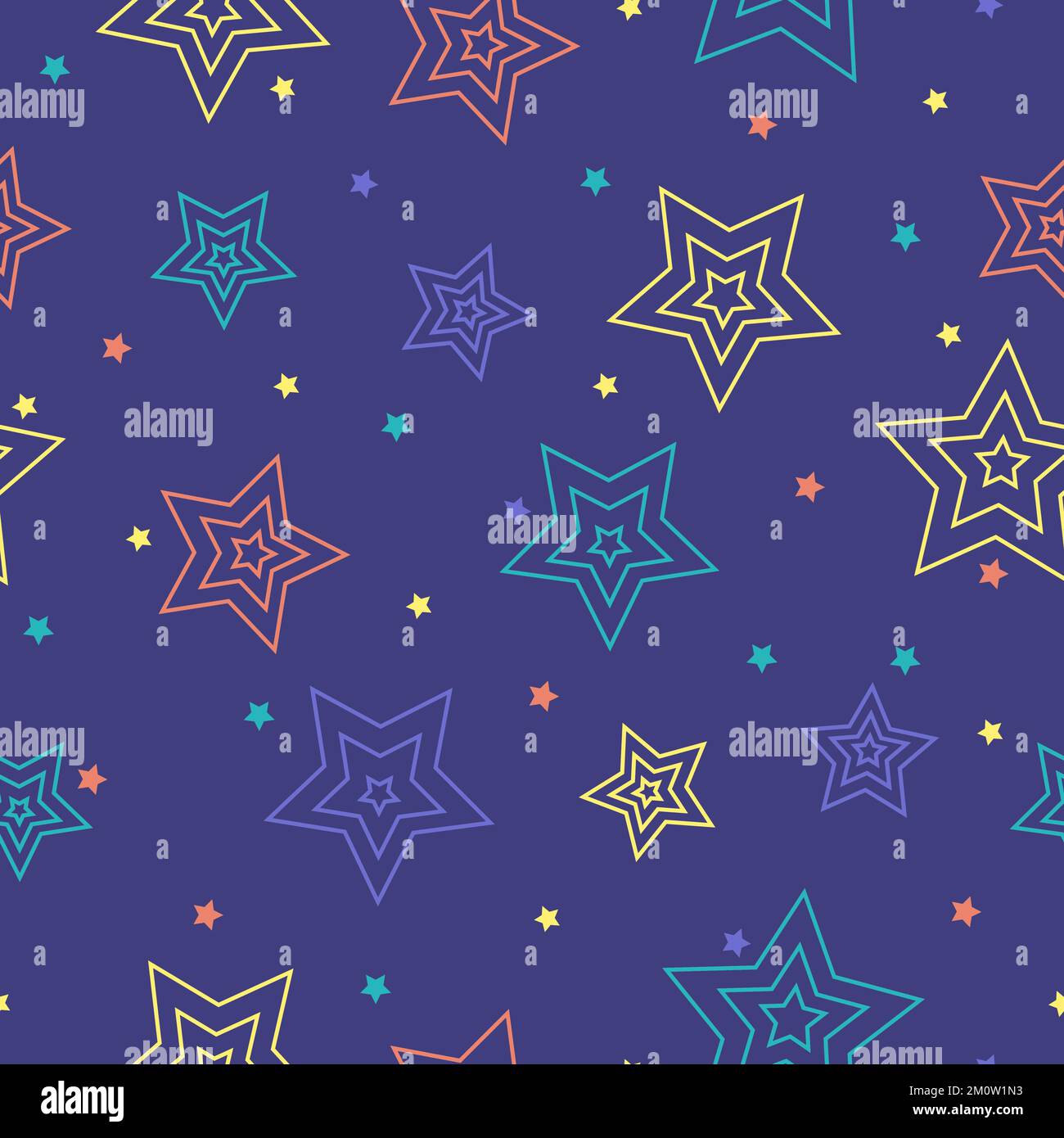 Starry background vector seamless pattern Stock Vector Image & Art - Alamy