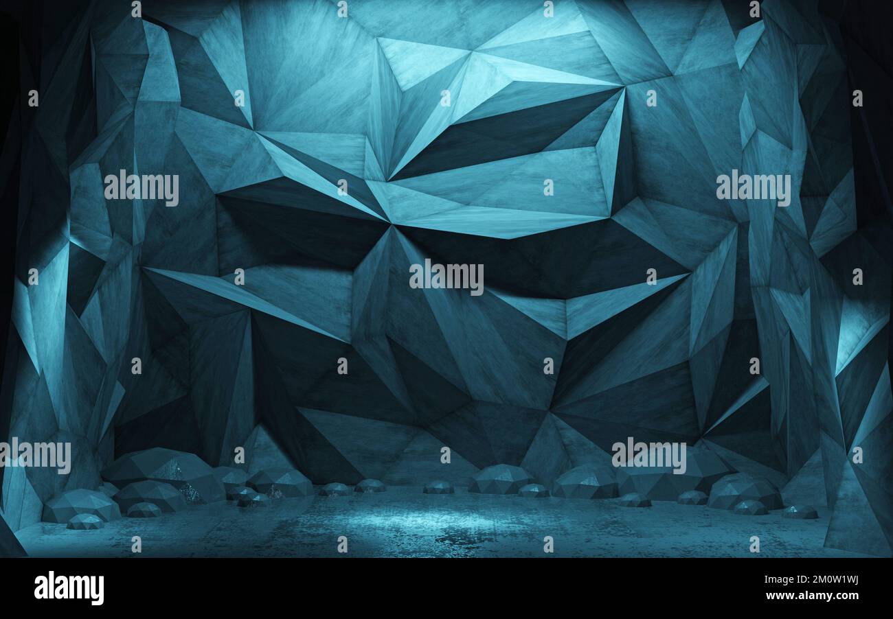 Dark cave background illustration hi-res stock photography and images ...