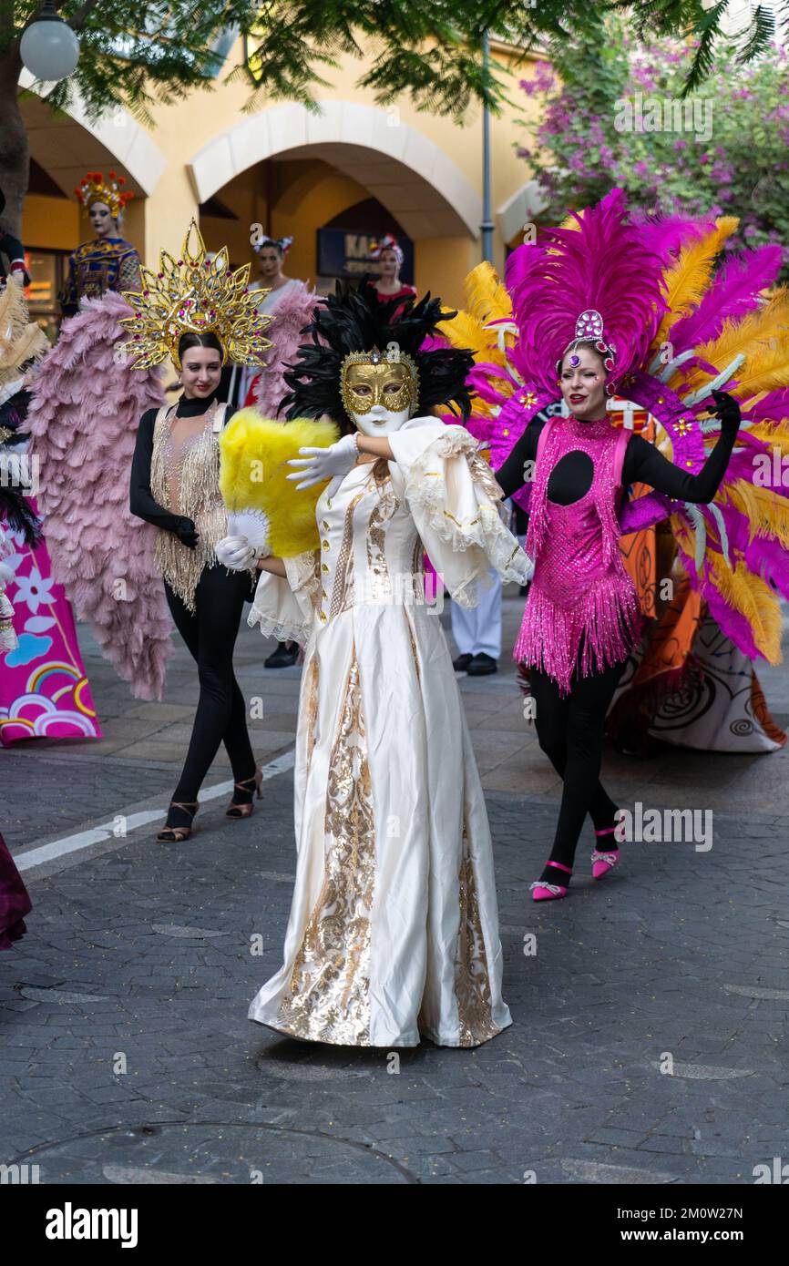 Roaming parade at Medina Centrale, The Pearl District Doha, Qatar Stock ...