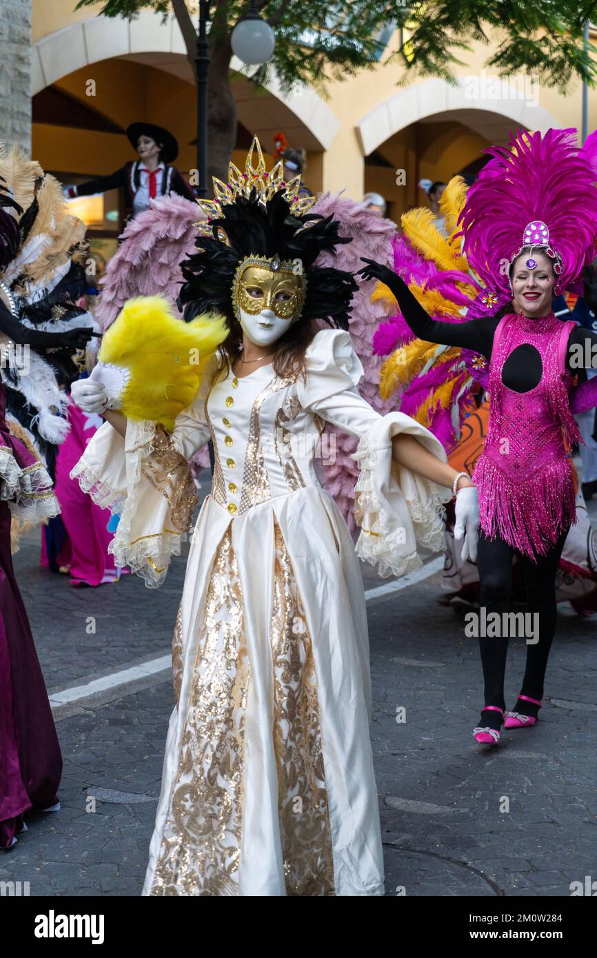 Roaming parade at Medina Centrale, The Pearl District Doha, Qatar Stock ...